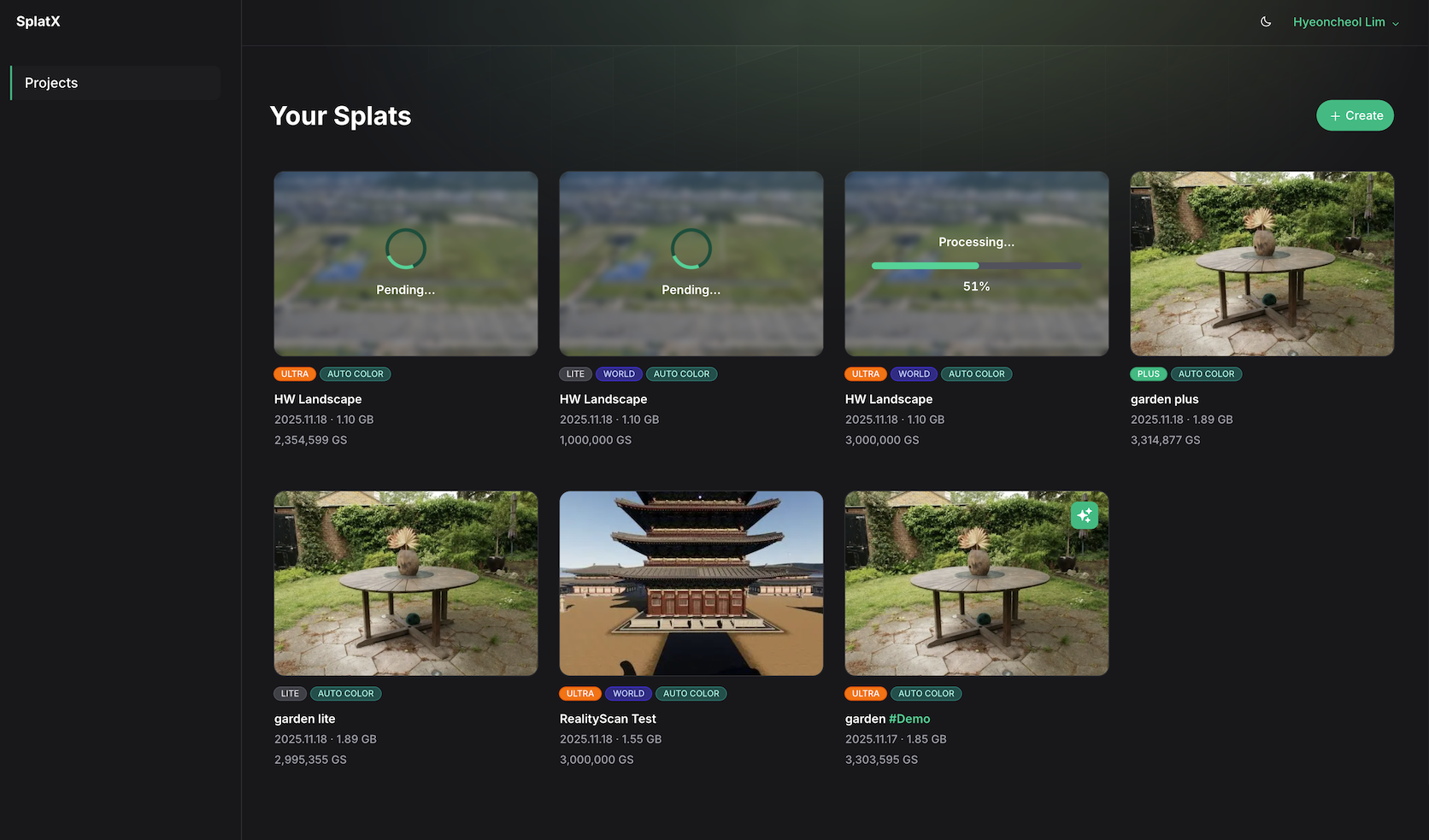SplatX - AI-Powered 3D Gaussian Splatting Training Platform